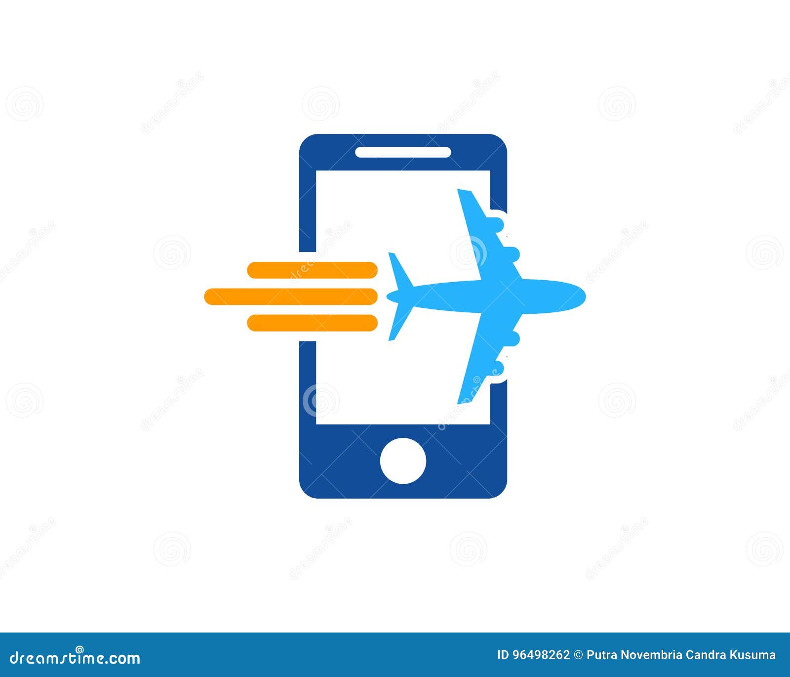Travel Mobile Phone Icon Logo Design Element Stock Vector ...