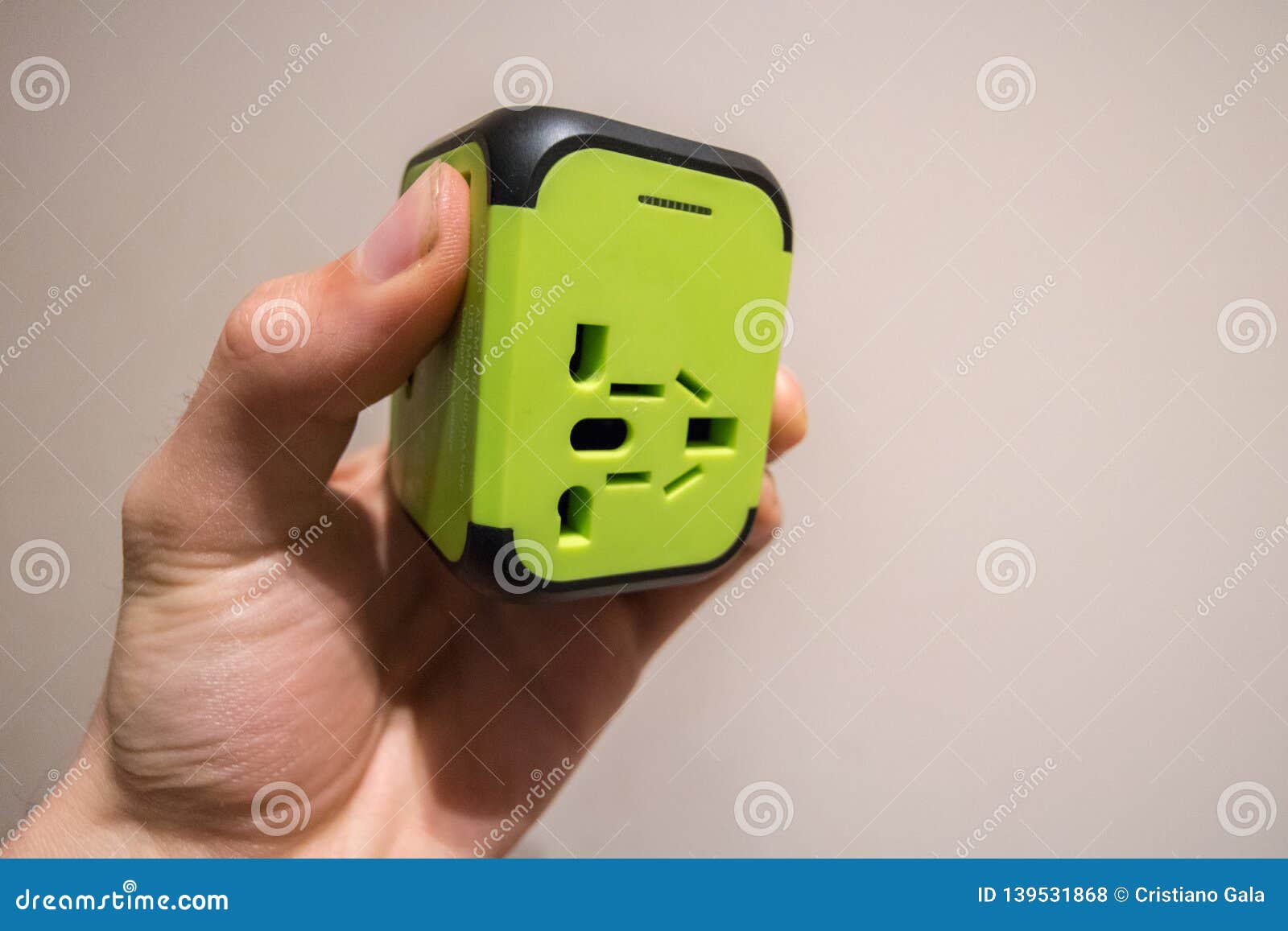 Travel Multiple Socket with USB Ports Stock Photo - Image of electric ...