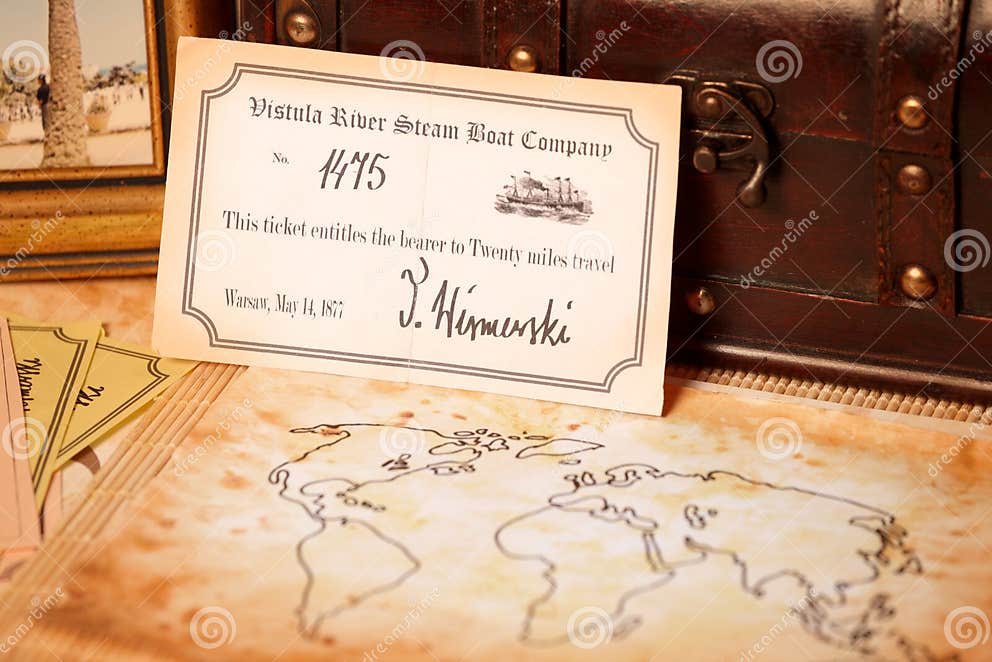 Travel objects stock image. Image of damaged, obsolete - 12478035