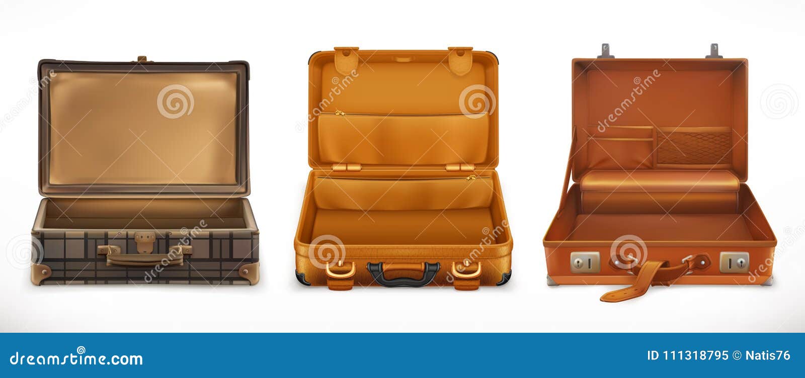 Open Suitcase With A Tropical Island Inside. Traveling And Tourism ...