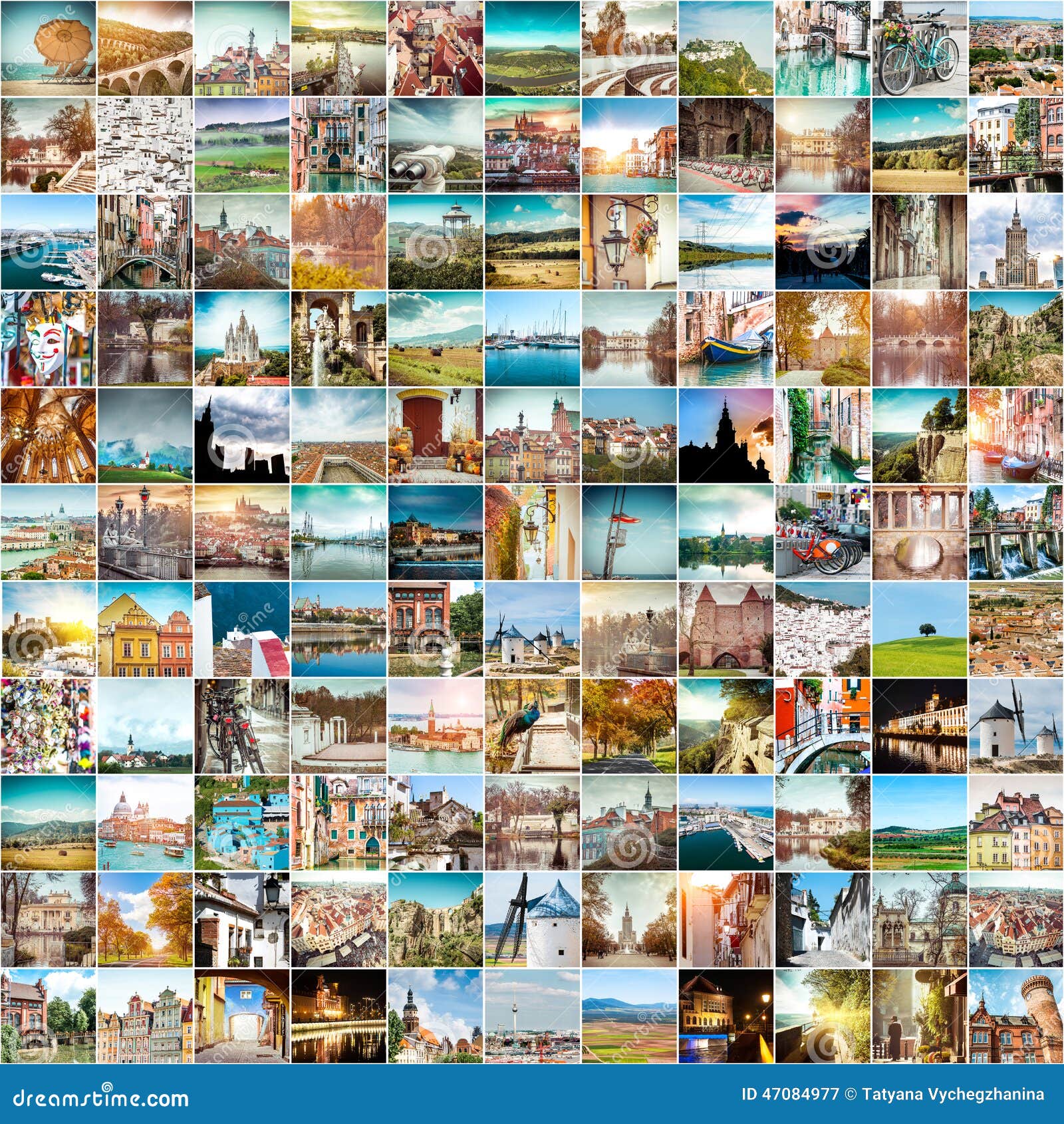 Europe Places Collage