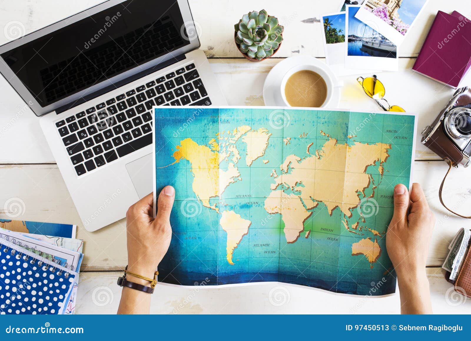 Travel Planning Concept on Map Stock Image - Image of plan, passenger ...