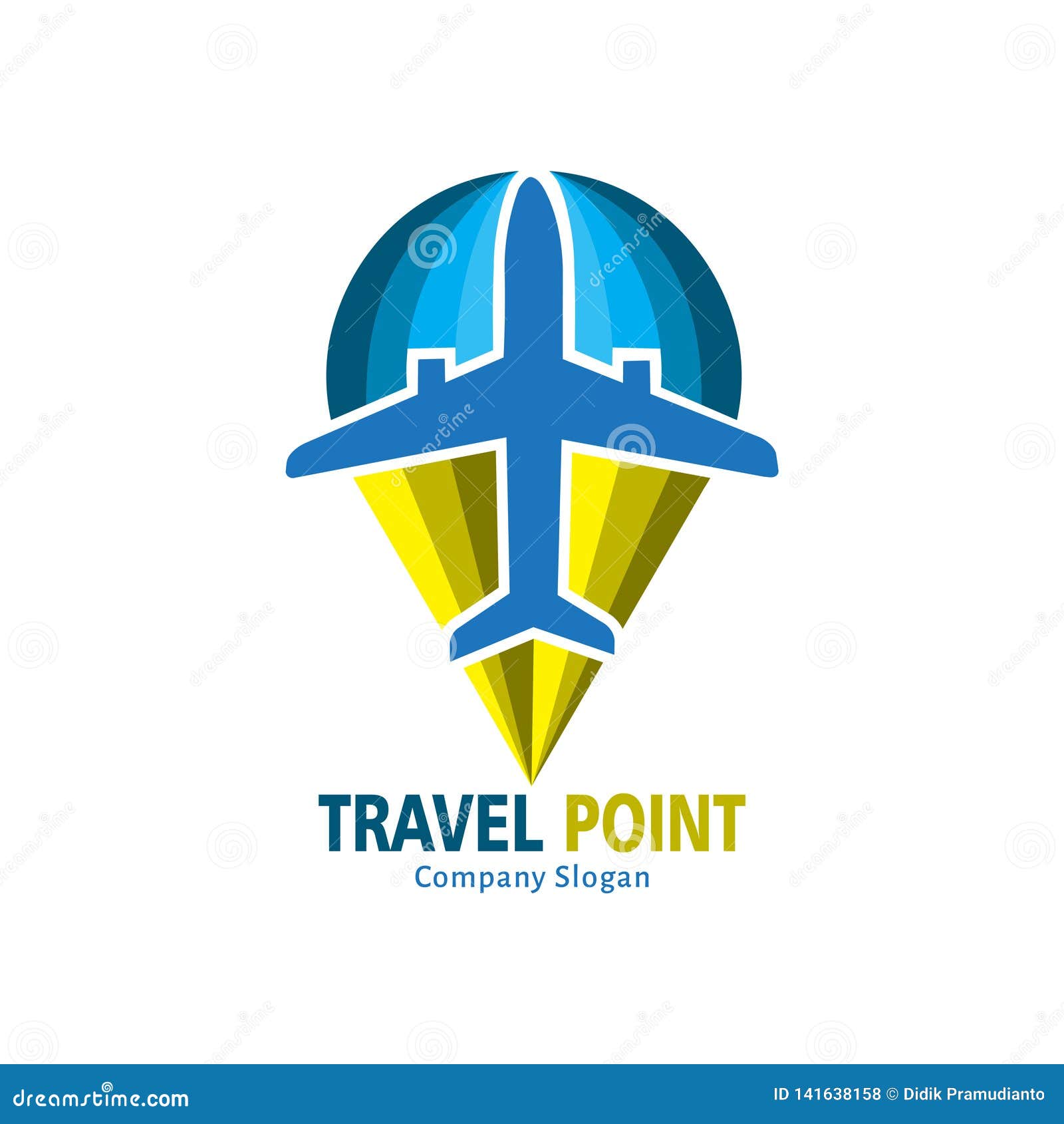 Travel point logo stock vector. Illustration of simple - 141638158