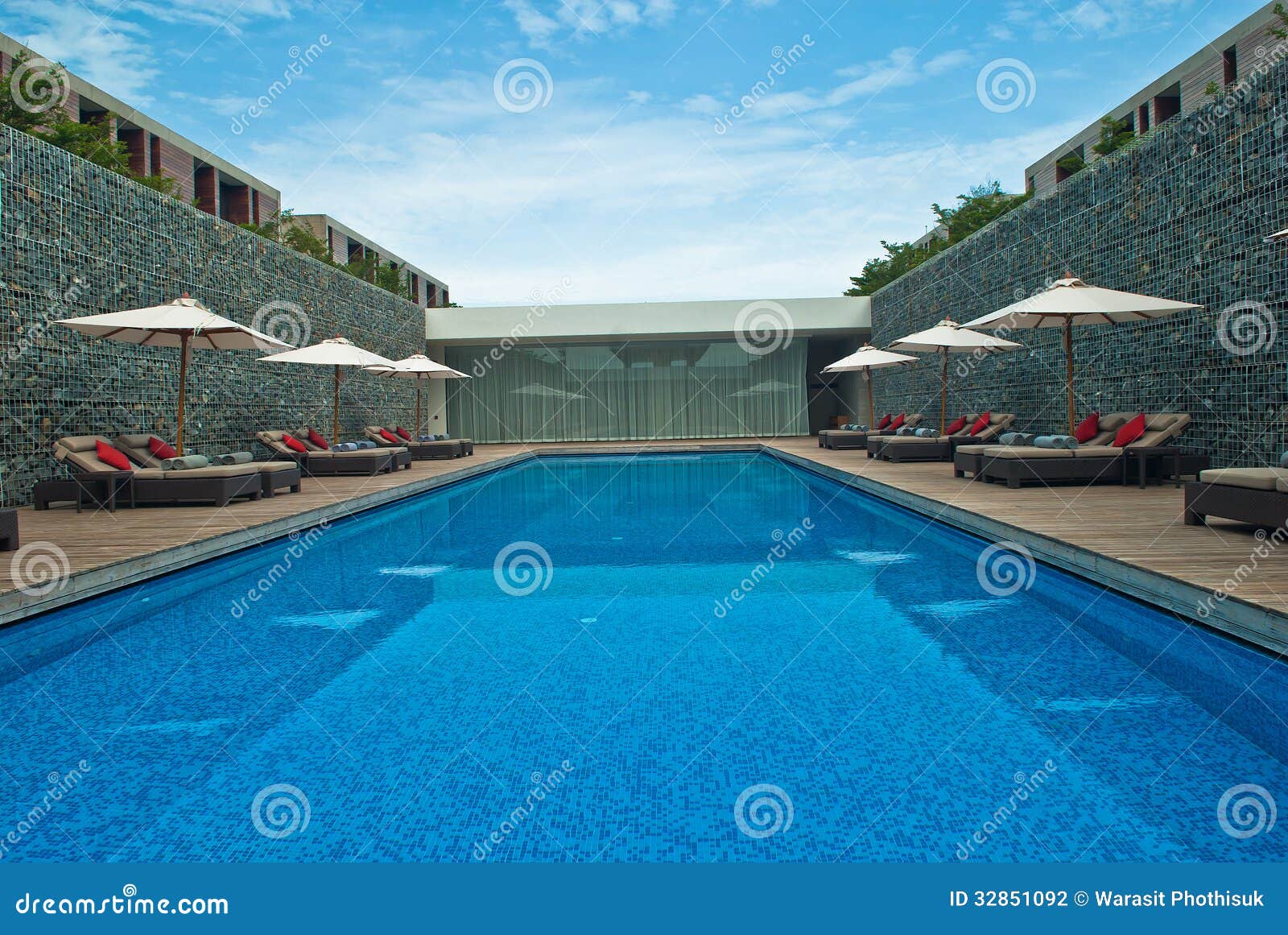 Travel pool resort stock photo. Image of blue, horizon - 32851092