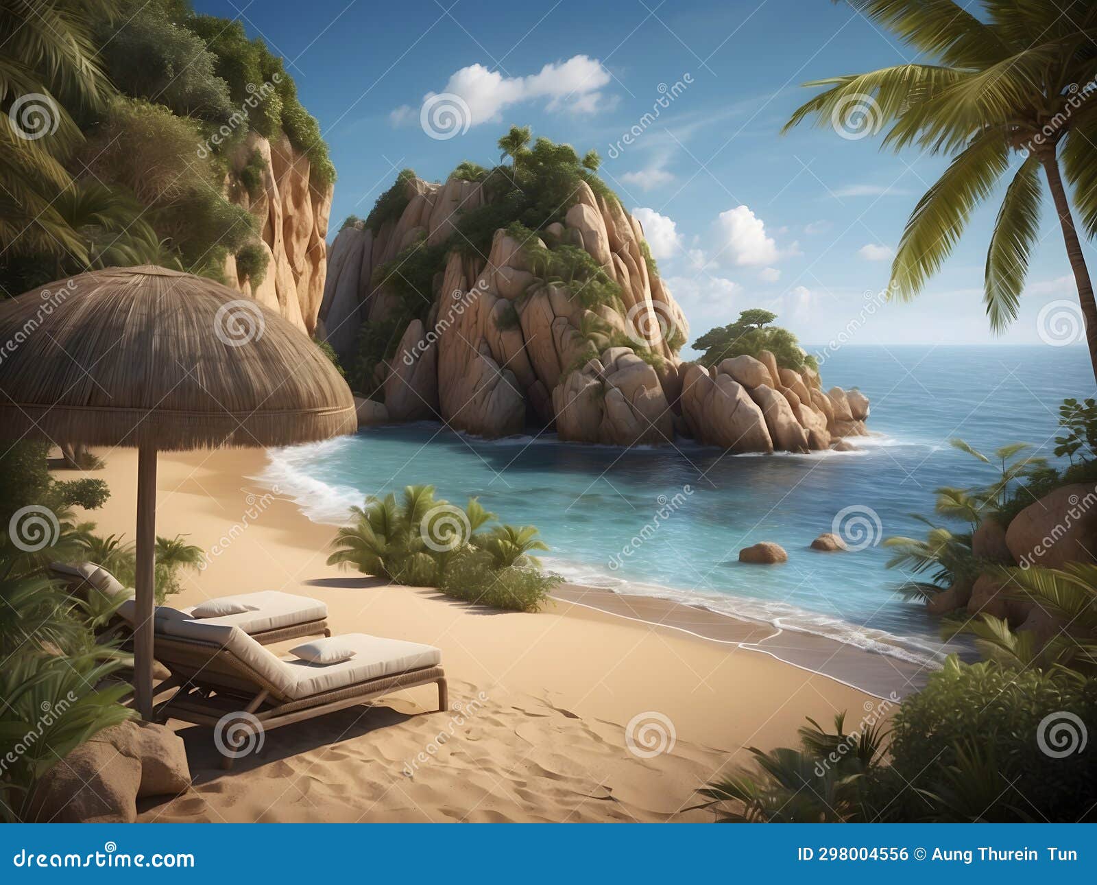 A Travel Postcard of Beach and Ocean Stock Photo - Image of hawaii ...