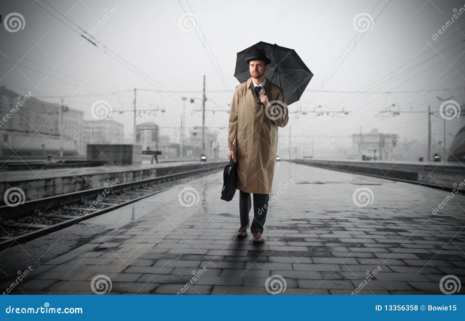 Travel in the rain stock photo. Image of waterproof, stress - 13356358