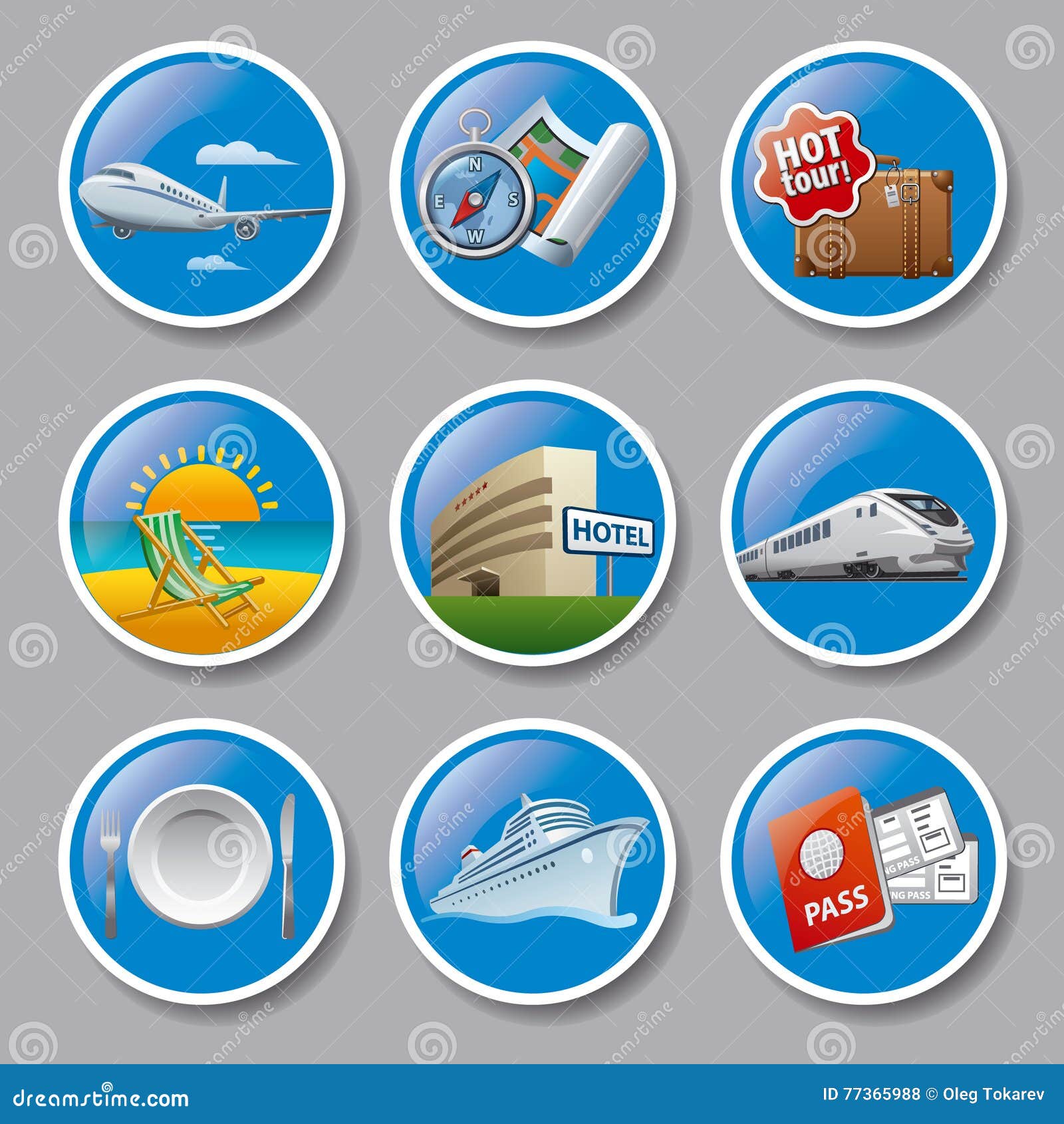 Resort Icons Means Symbol Complex And Hotels Stock Photography ...
