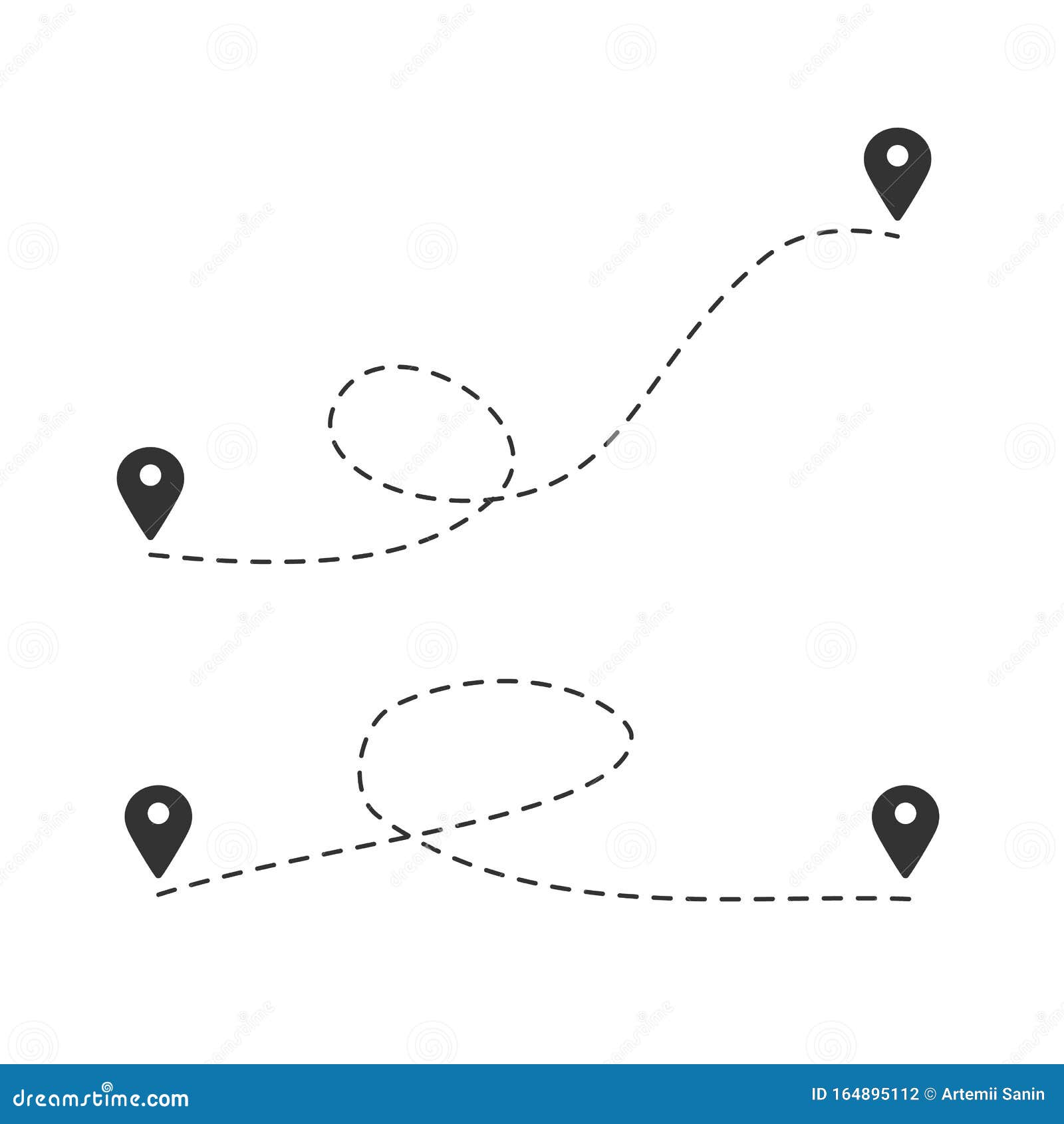 Route 66 Symbol Icon Badge Road Vector Illustration | CartoonDealer.com ...