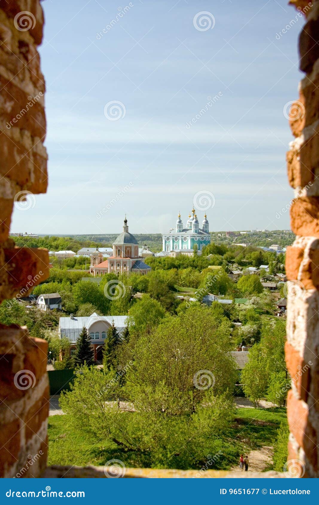 Travel in Russia. Smolensk. Stock Image - Image of tree, citadel: 9651677