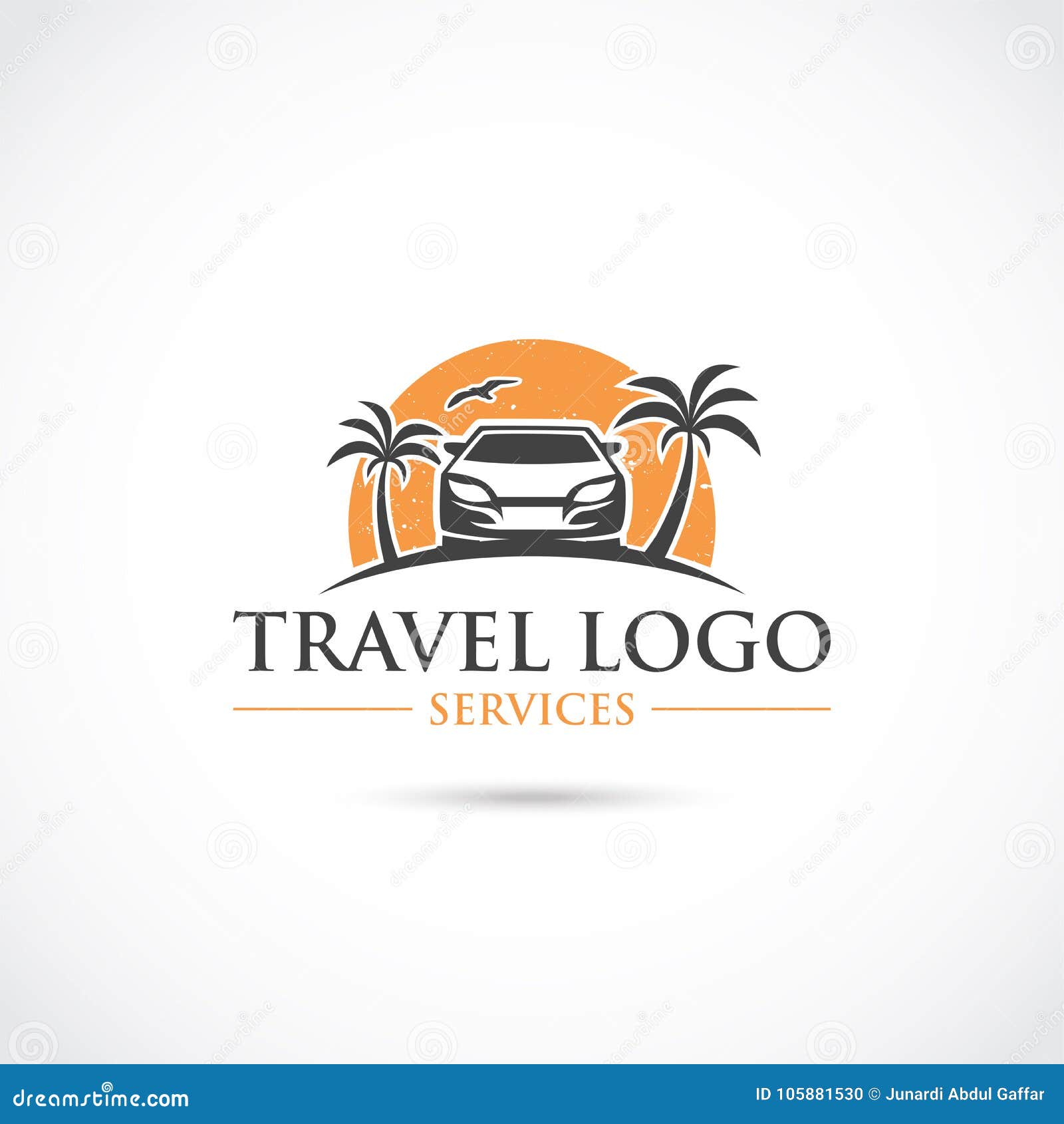 Travel Services Logo Design. Vector Illustrator Eps.10 Stock Vector ...