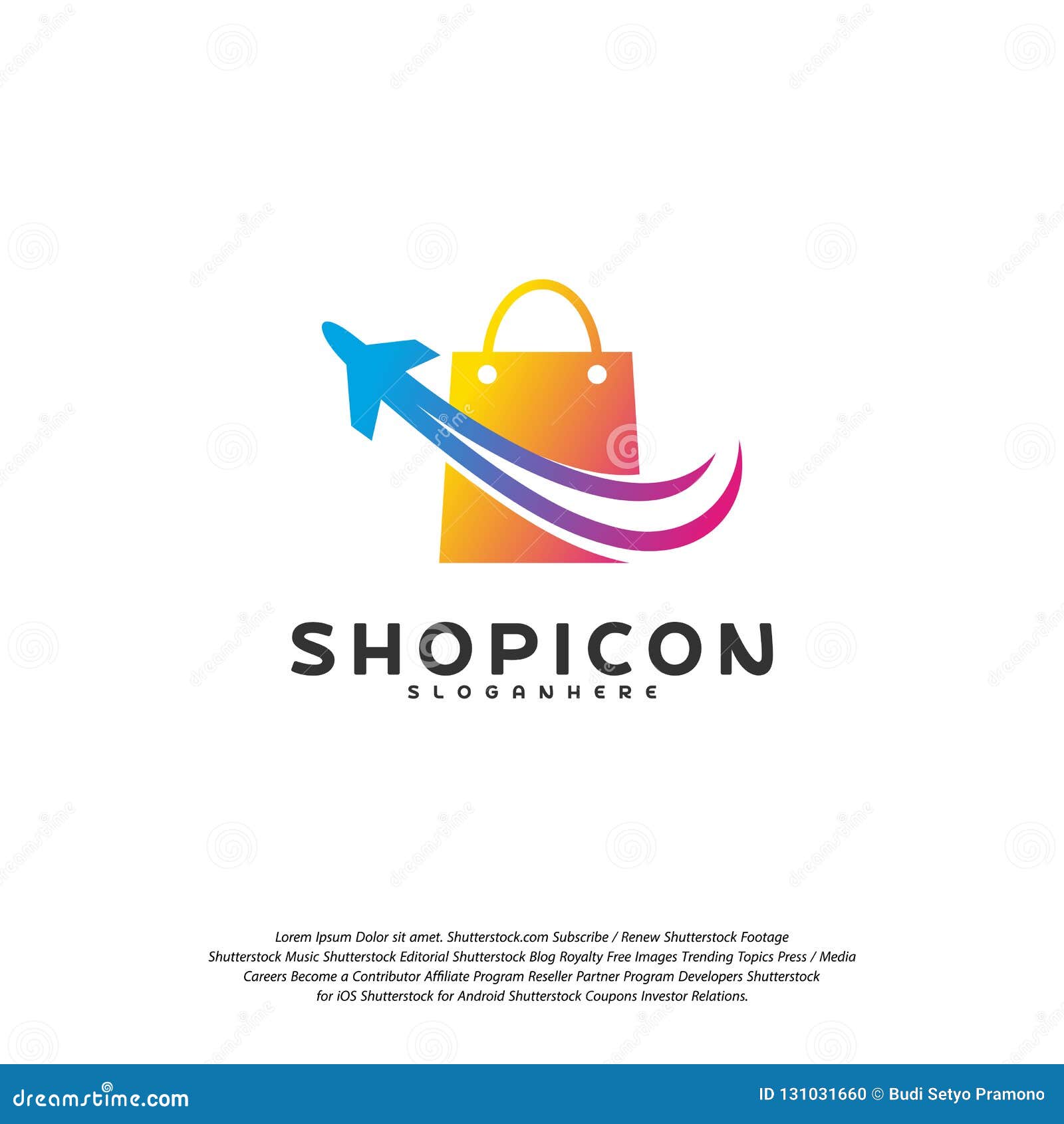 Travel Shop Logo Template Design Vector Stock Vector - Illustration of ...
