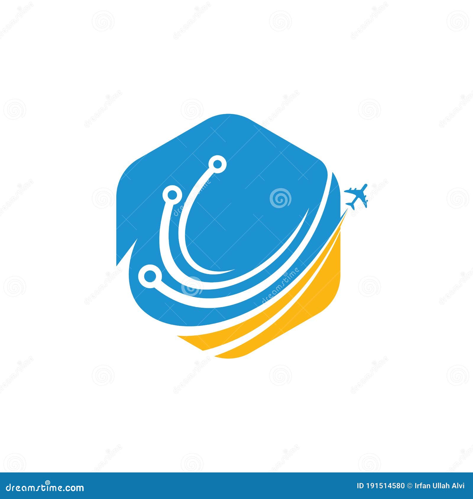 Travel Tech Vector Logo Design. Stock Vector - Illustration of graphic ...