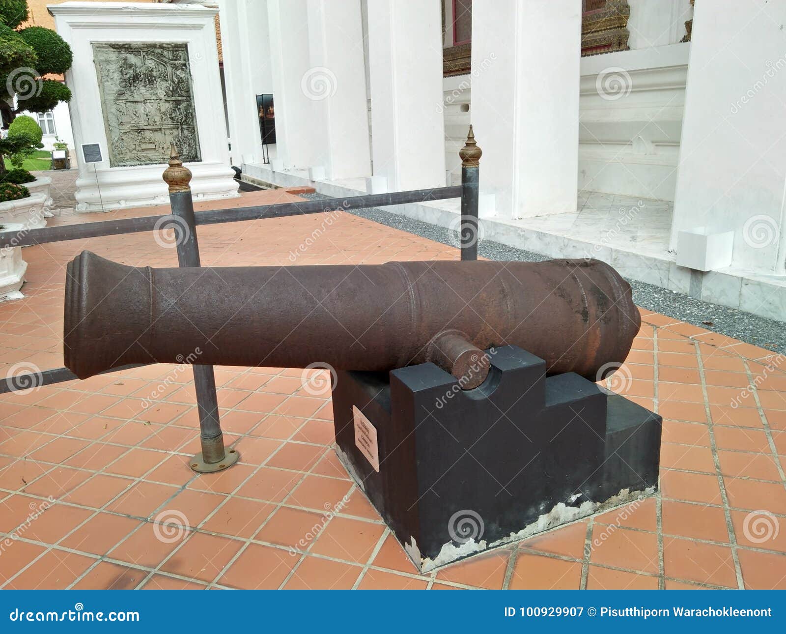 Big Gun in History of Thailand Stock Image - Image of history, travel ...