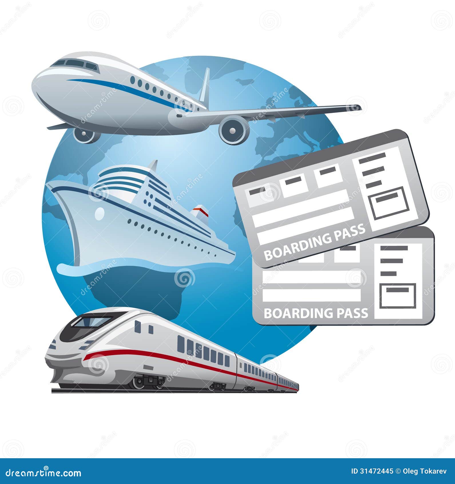 Travel tickets icon stock illustration. Illustration of tourism - 31472445