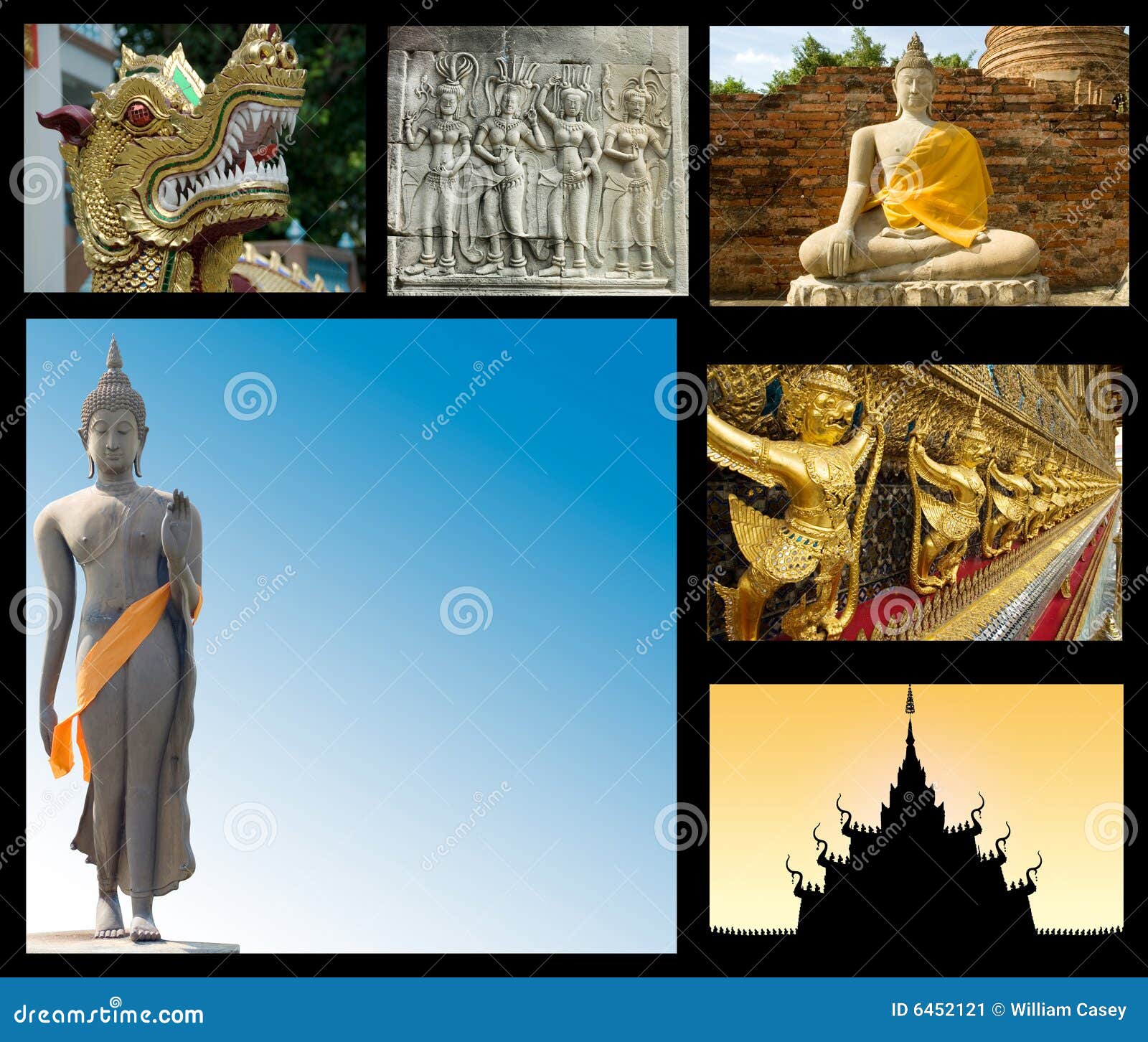 Travel to Asia collage stock image. Image of site, orient - 6452121