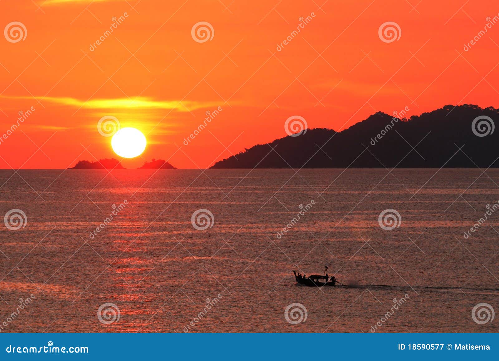 Travel to the sun stock image. Image of scenic, satun - 18590577