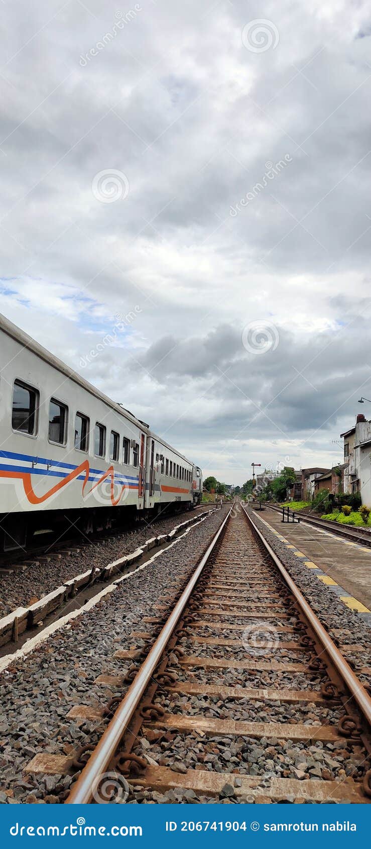 Travel by train stock photo. Image of rail, blimbingstation - 206741904