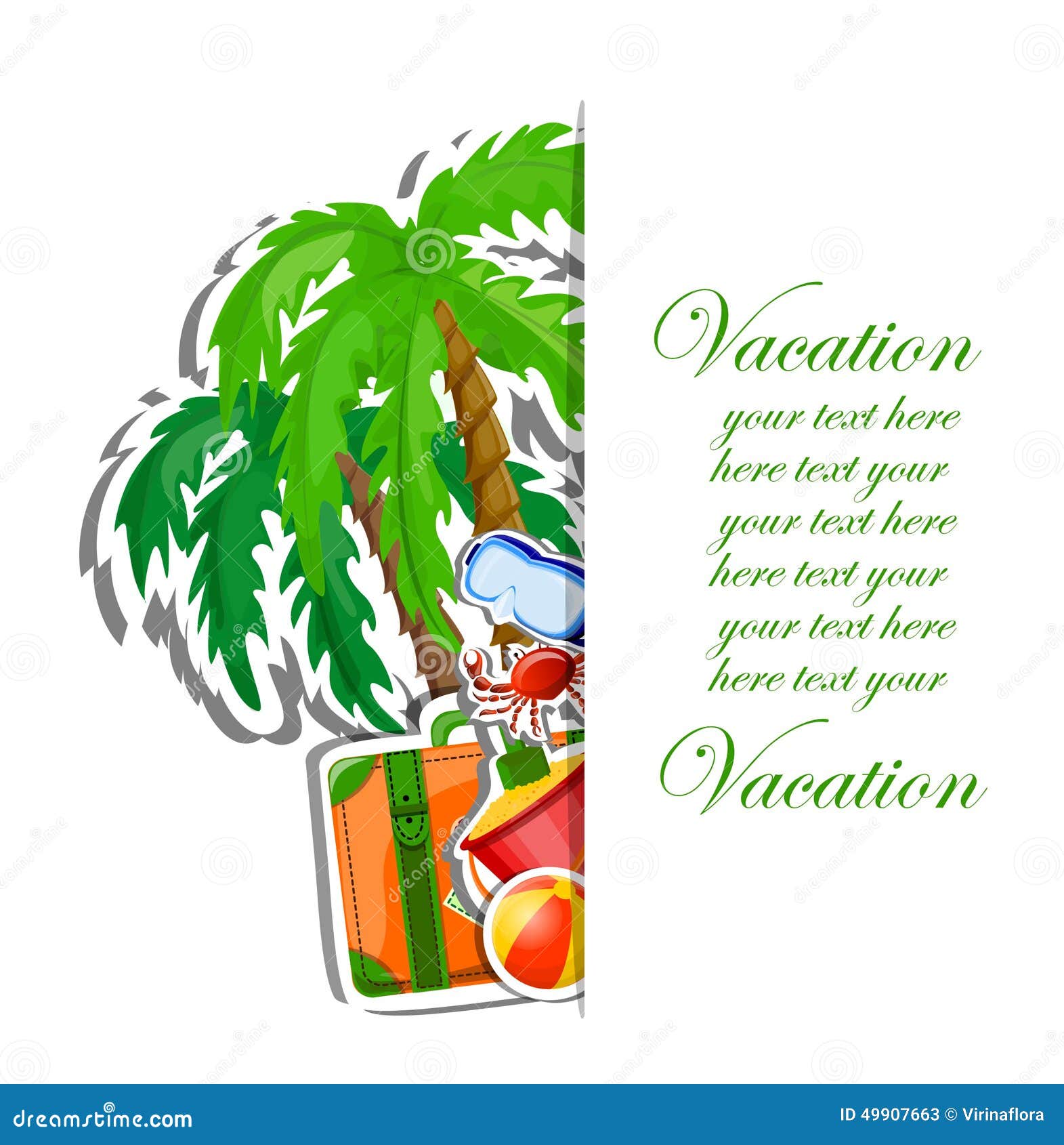 Travel Vacation Background,vector Stock Vector - Illustration of ...