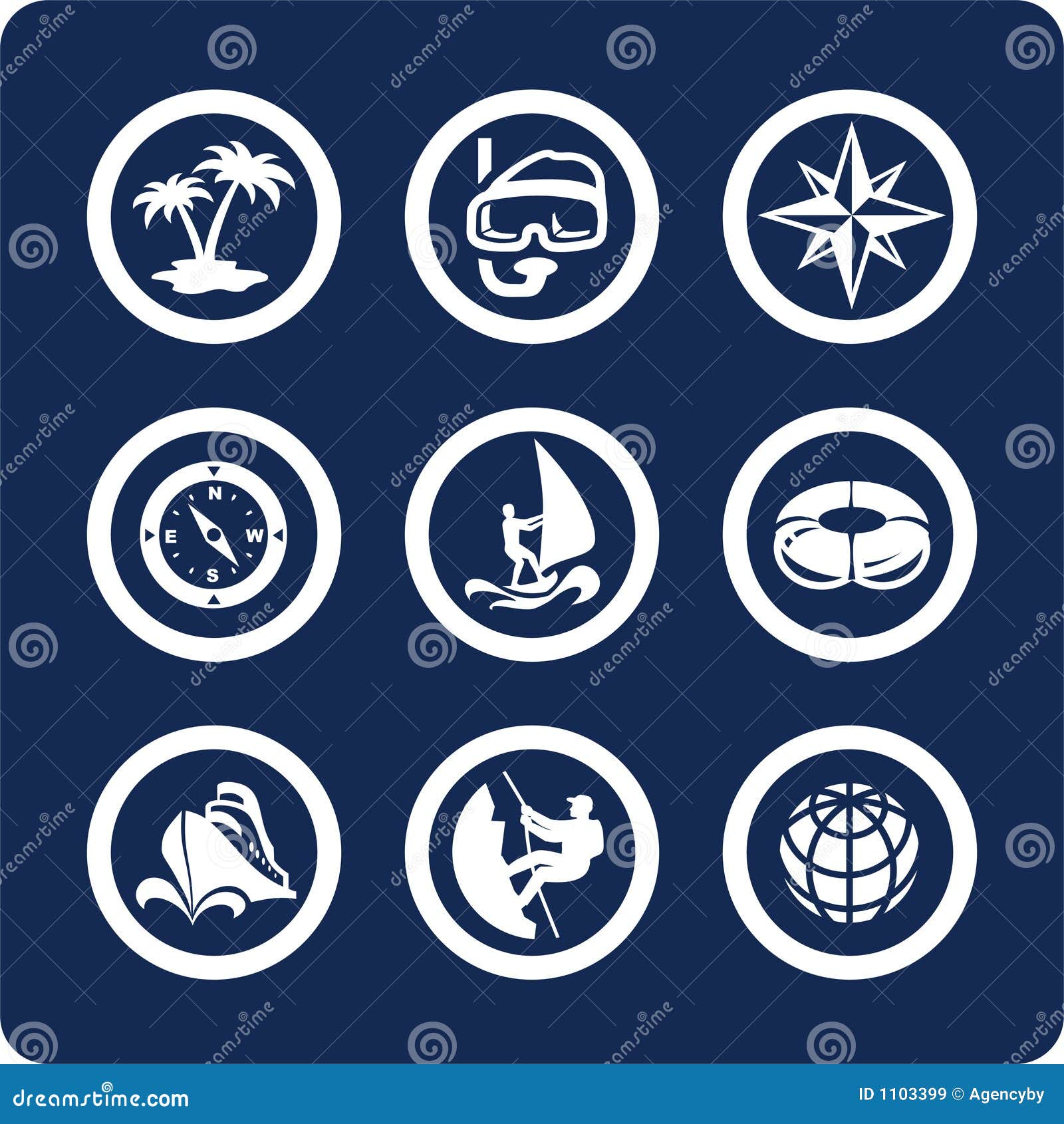 Tourism Vacation Icons Logos 2 Stock Illustrations – 3 Tourism Vacation ...