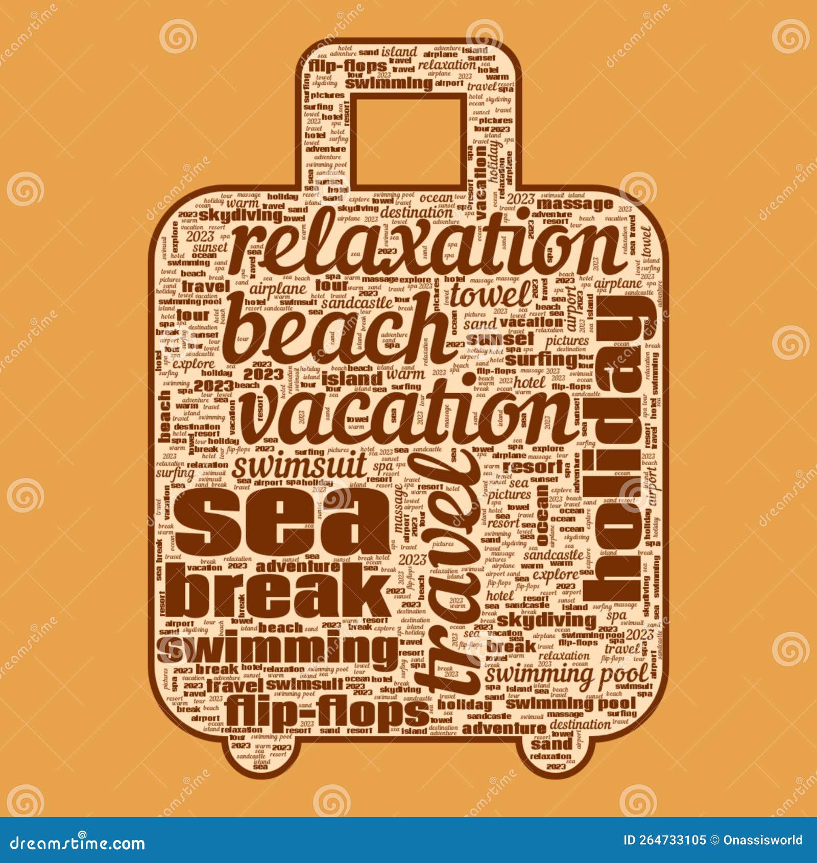Travel Vacation Text Illustration Background Header Abstract Stock ...