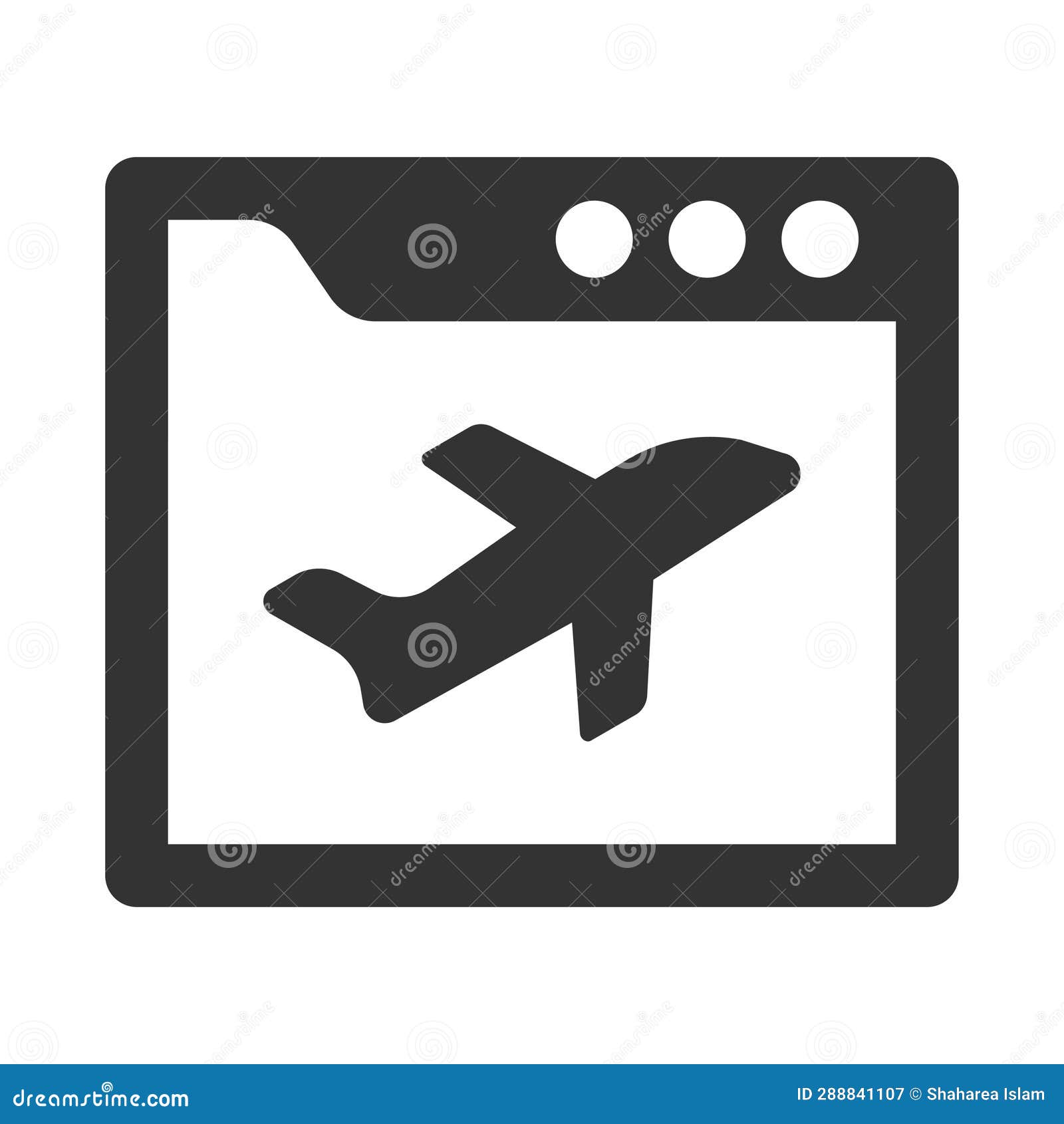 Travel vlogger Icon stock vector. Illustration of symbol - 288841107