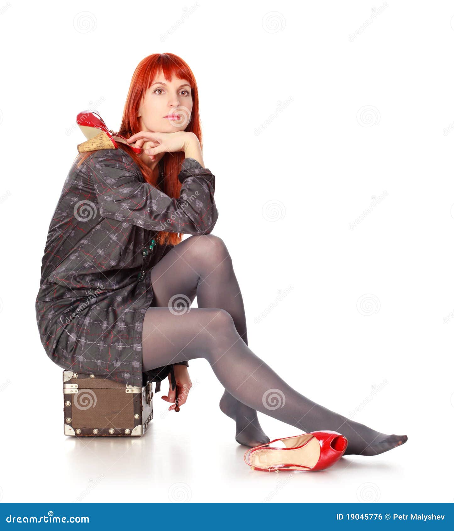 Travel Woman Waiting stock photo. Image of caucasian - 19045776