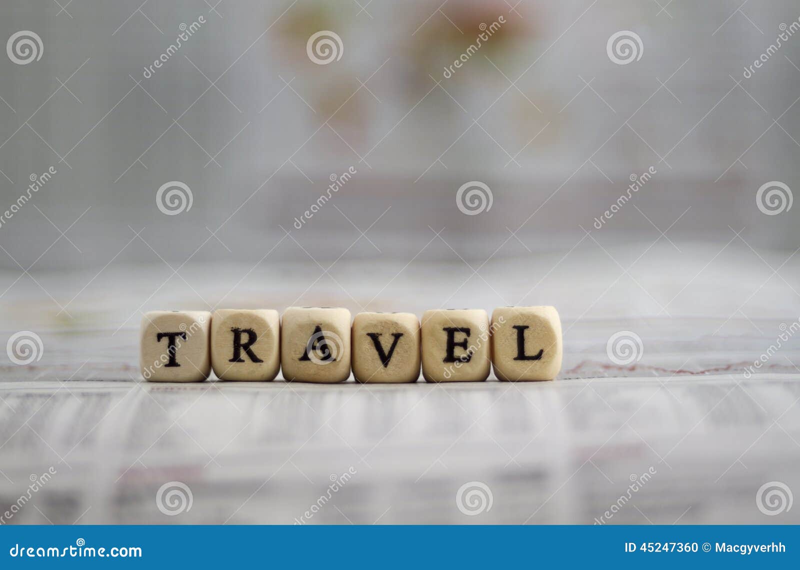 TRAVEL Word Block On Wooden Signage, Compass And Vintage Camera.faded ...