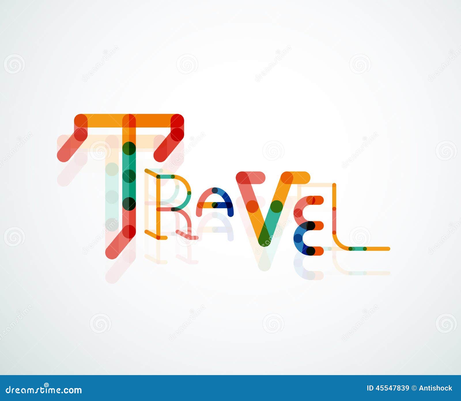 Travel word font concept stock vector. Illustration of black - 45547839