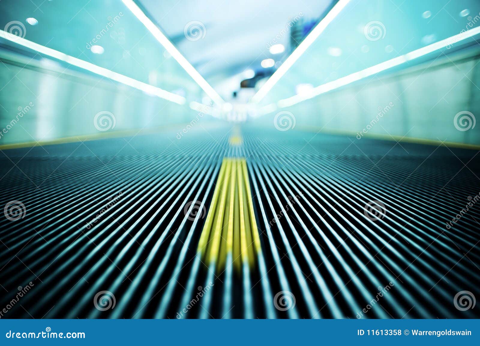 Travelator stock photo. Image of lift, busy, light, metro - 11613358