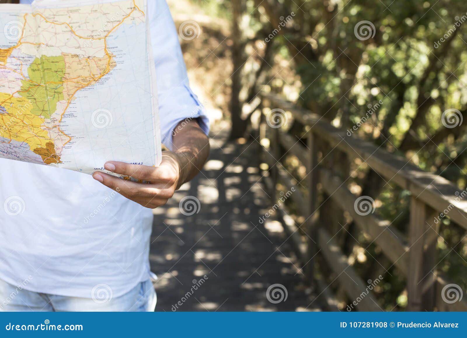 Hands with map stock photo. Image of background, maps - 107281908