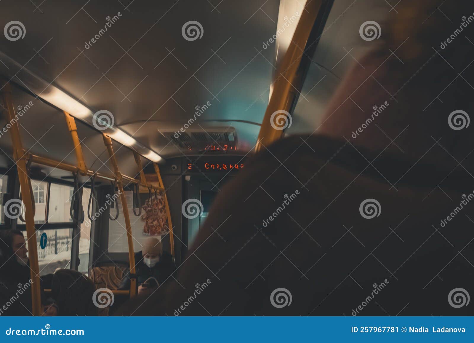 Traveling by bus stock image. Image of iron, advertising - 257967781