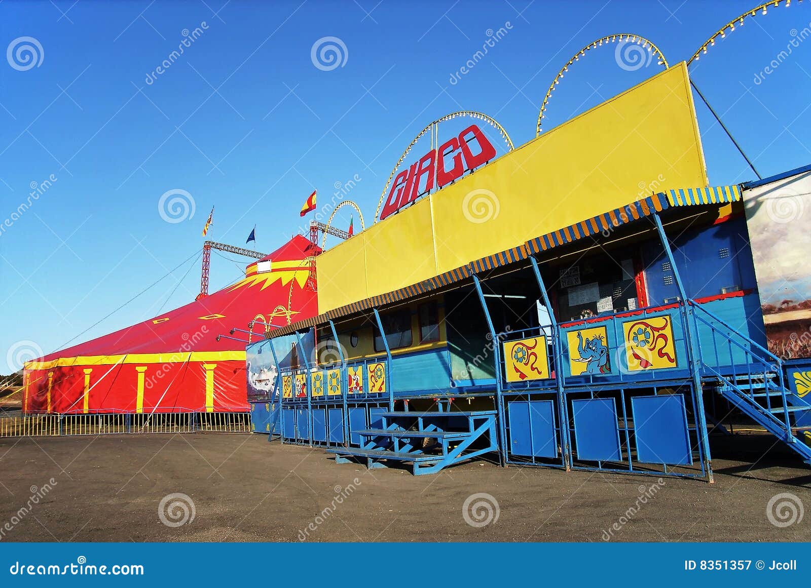 Traveling Circus stock image. Image of circus, entertainment - 8351357