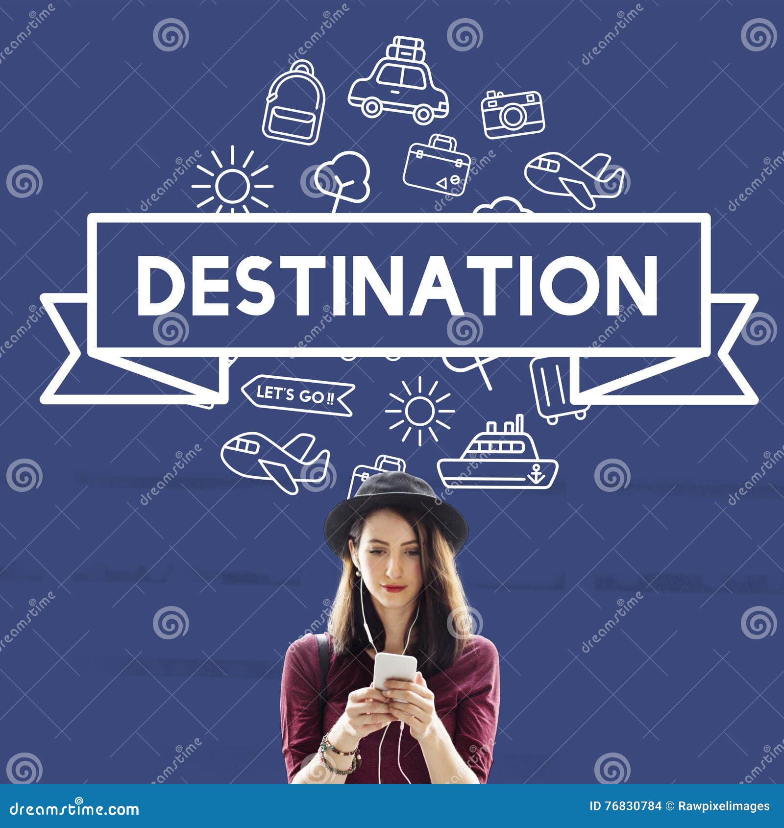 Traveling Destination Journey Holiday Concept Stock Photo - Image of ...