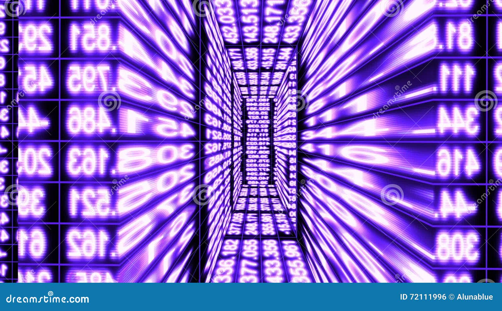 Traveling through a Maze of Digital Data - Data Storm 0589 HD Stock ...