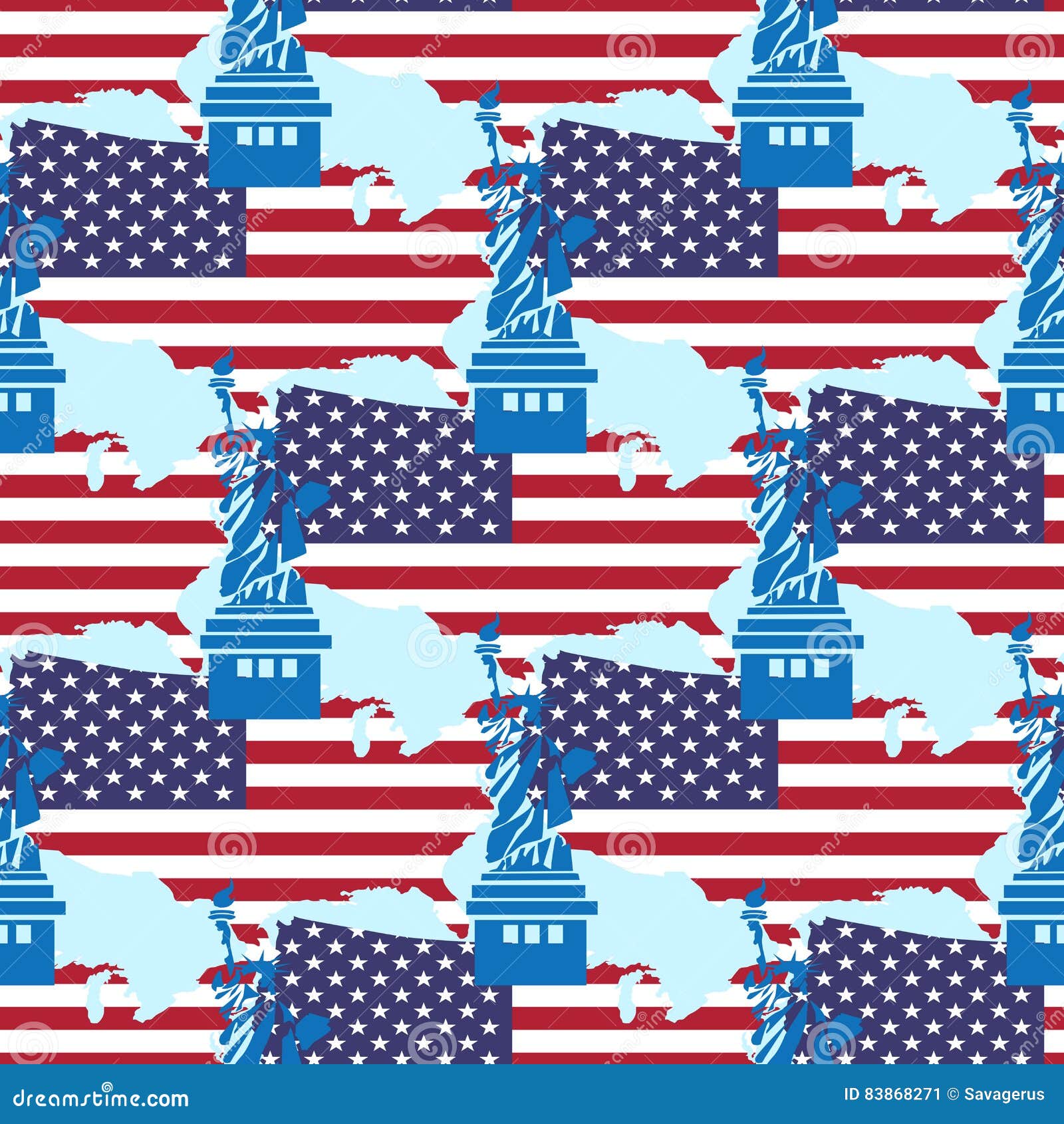 Traveling Pattern. Colorful Seamless Graphic Background Stock Vector ...