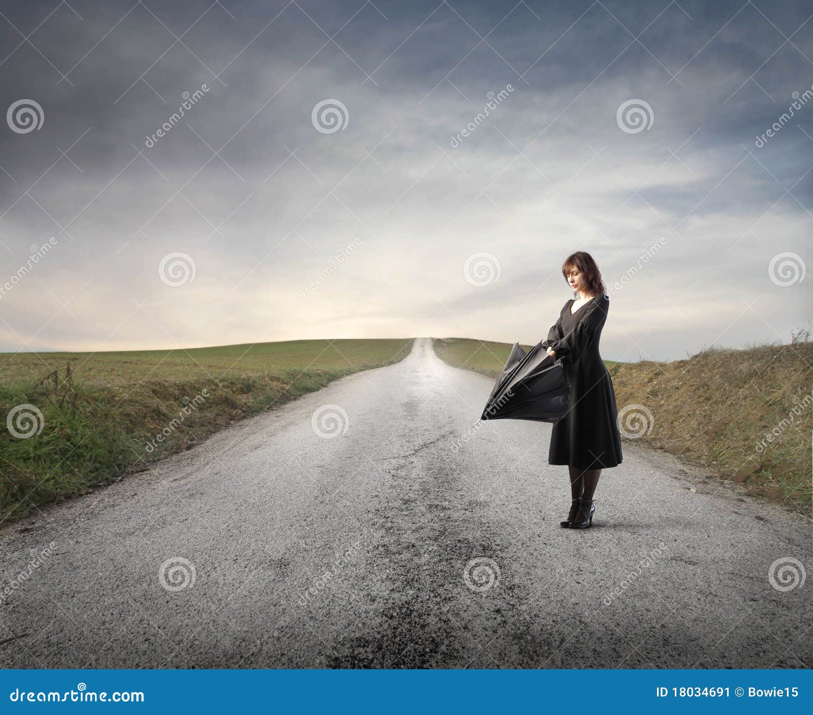 Traveling with rain stock image. Image of country, weather - 18034691