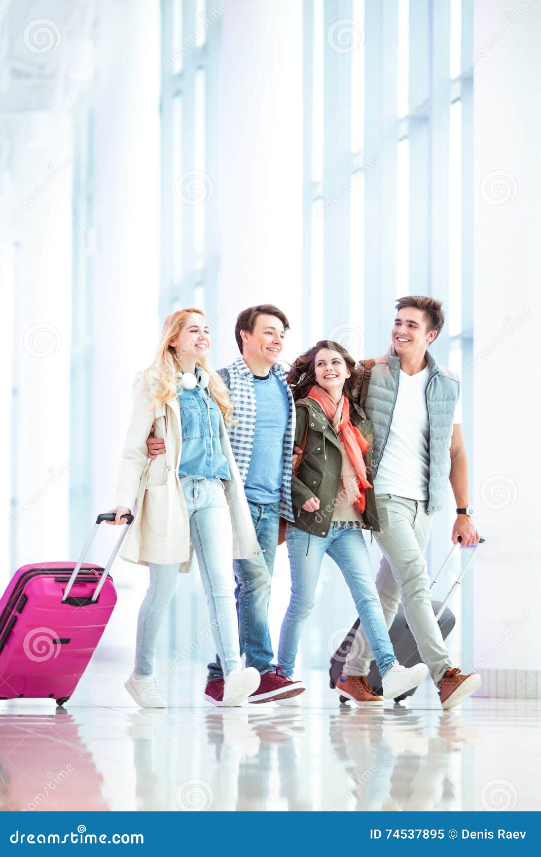 Traveling students stock image. Image of airport, commuter - 74537895