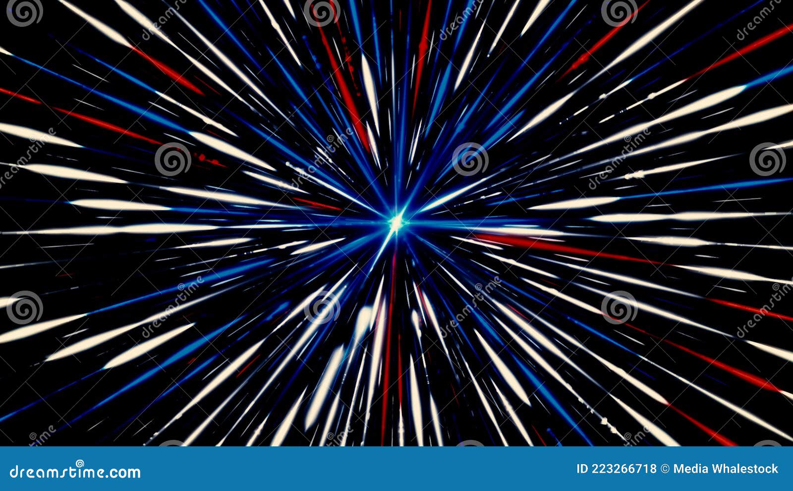 Travelling through Black Space, Colorful Starfield, Seamless Loop ...