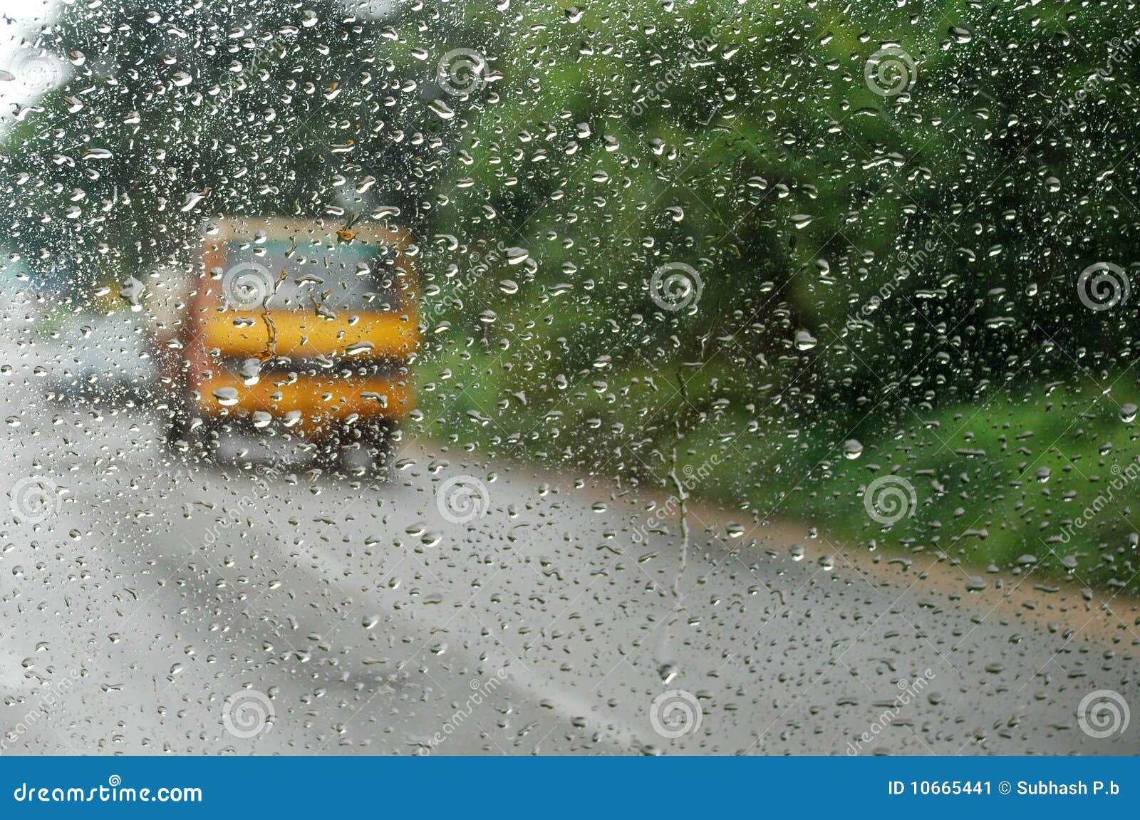 Travelling through rain stock image. Image of rain, glass - 10665441