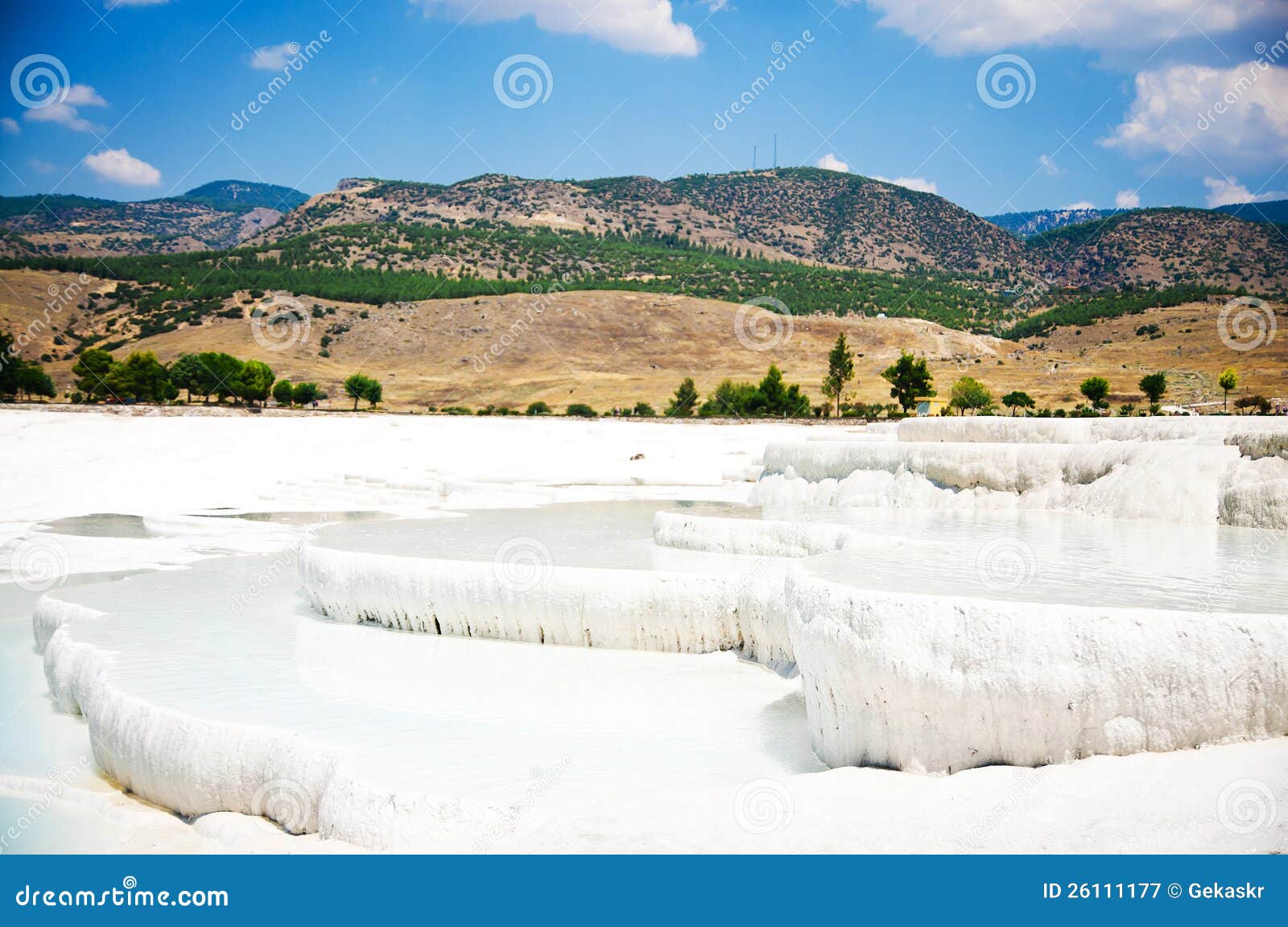 Traventine waterfalls stock image. Image of flows, healthy - 26111177
