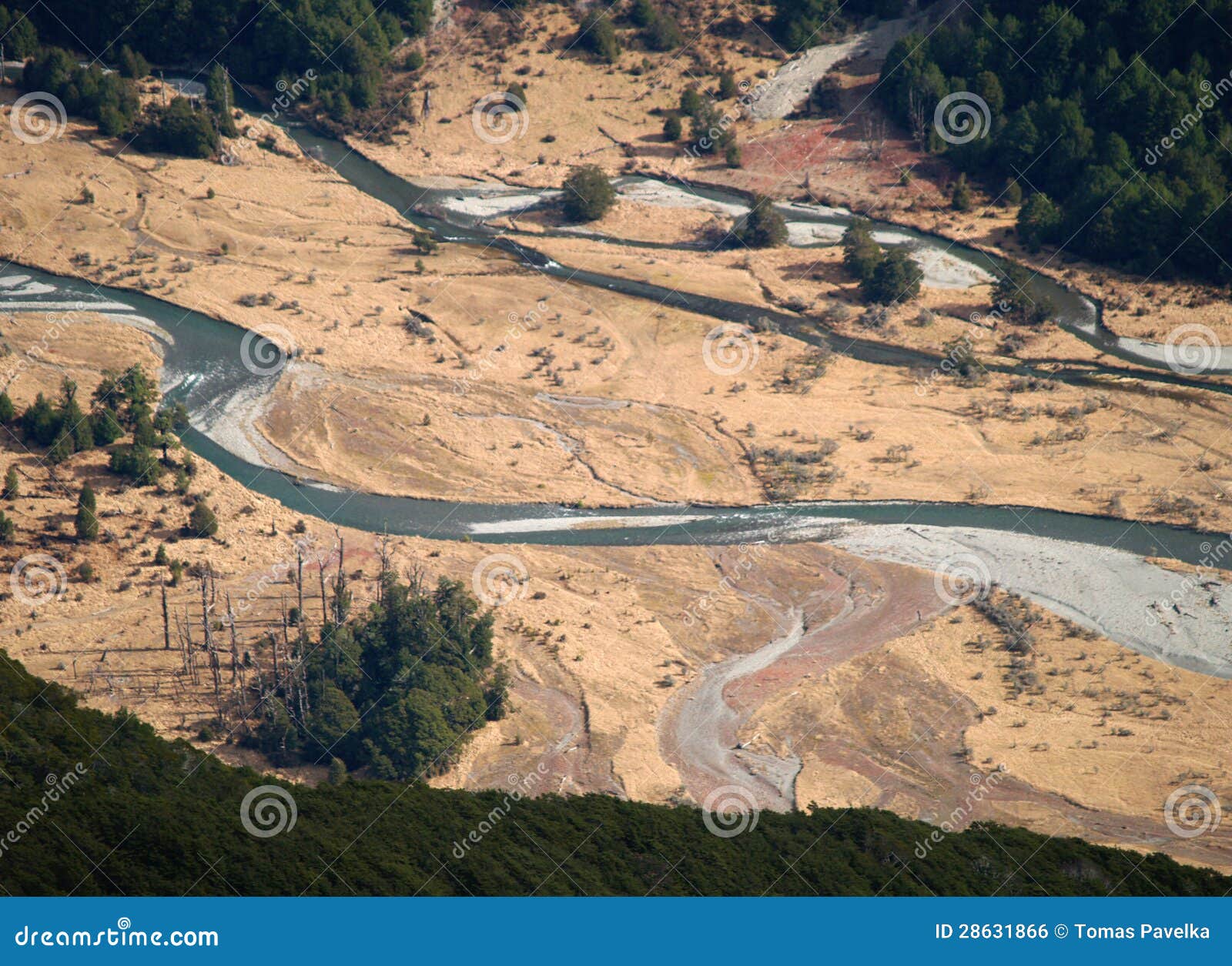 Travers river stock photo. Image of gravel, tree, travers - 28631866