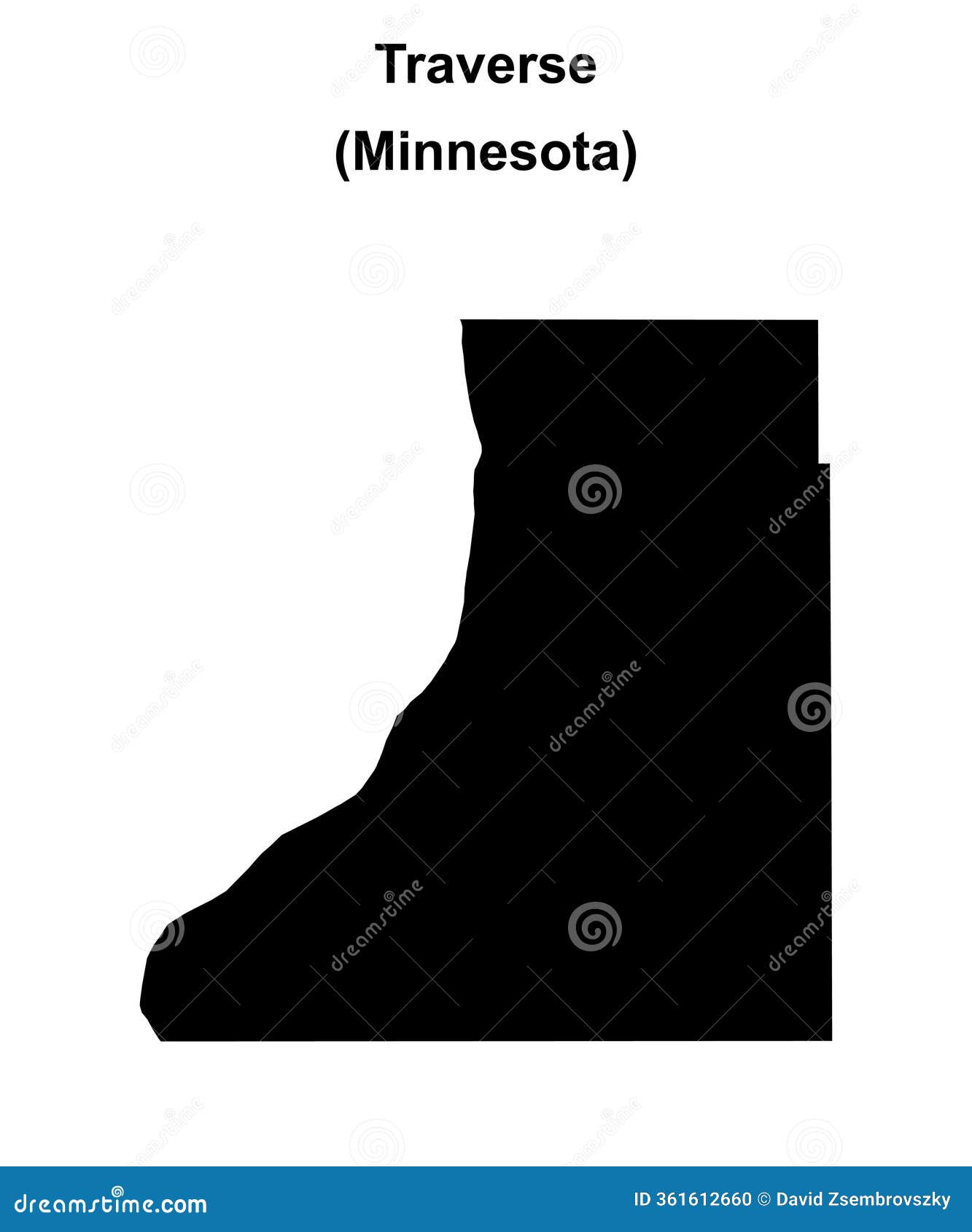 Traverse outline map stock illustration. Illustration of traverse ...