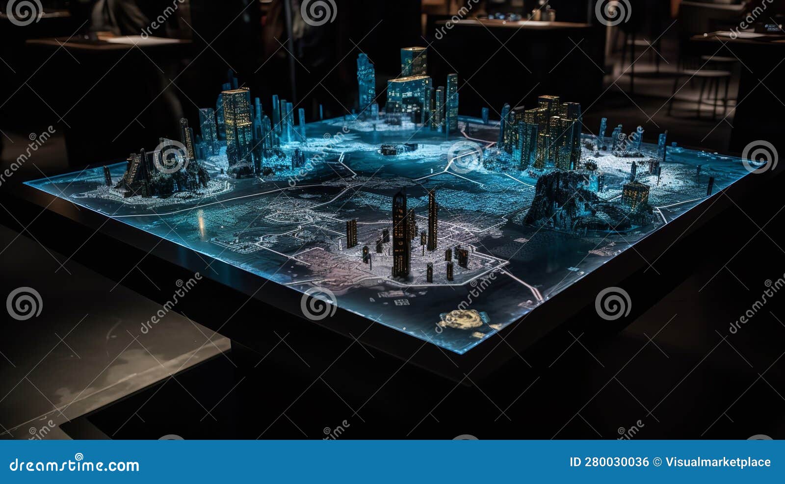 Traversing the Landscape of Augmented Reality Stock Illustration ...