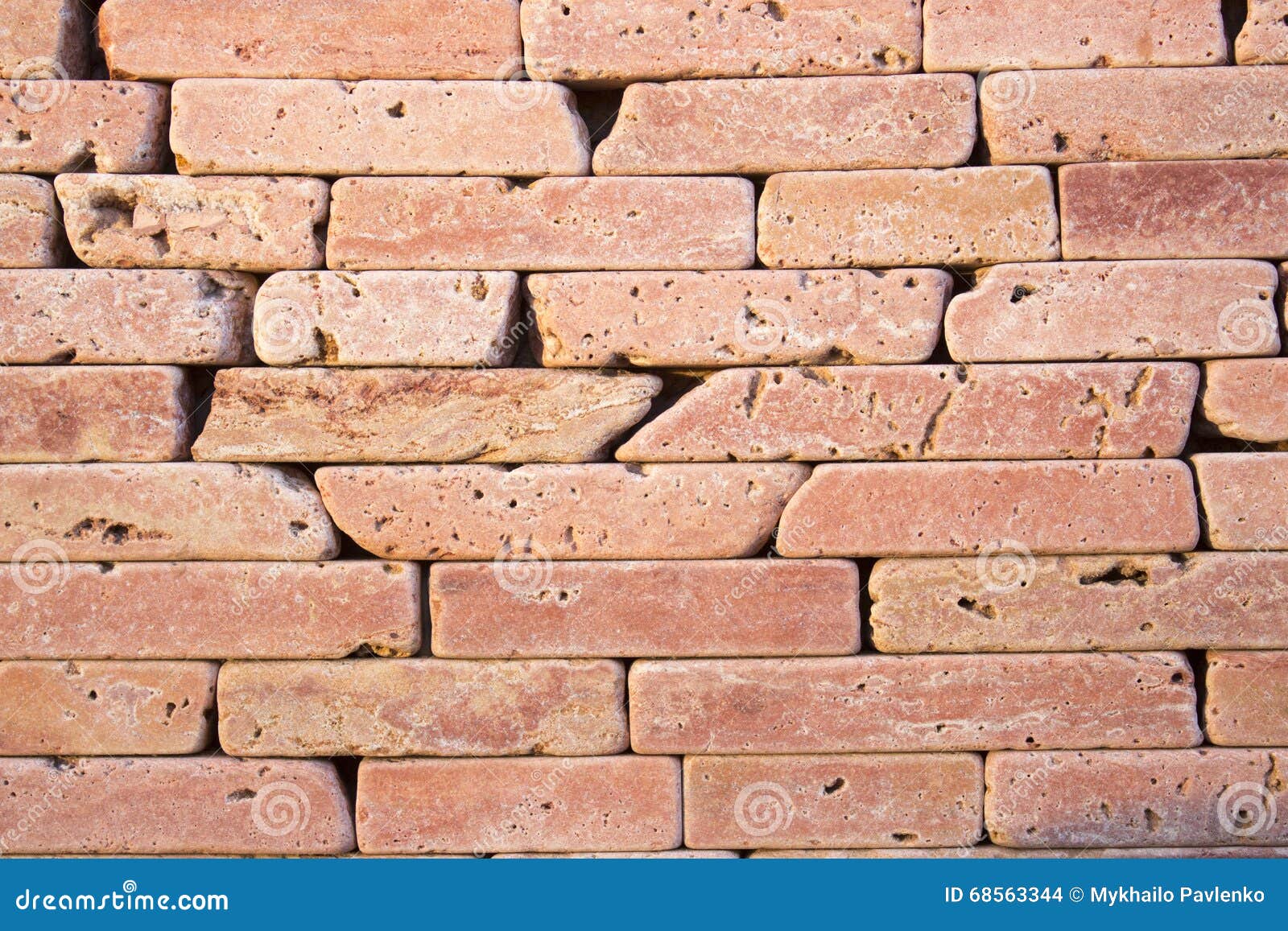 Travertine Decorative Bricks Texture Stock Photography | CartoonDealer ...