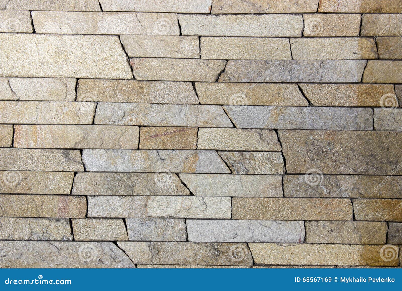 Travertine Decorative Bricks Texture Stock Image - Image of home ...