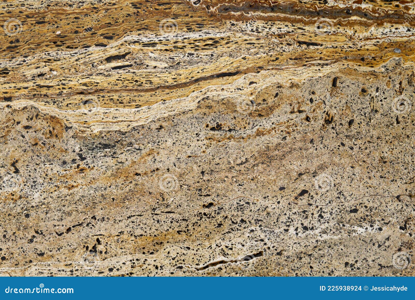 Detail Of Travertine Terrace, Mammoth Hot Springs, Yellowstone National ...