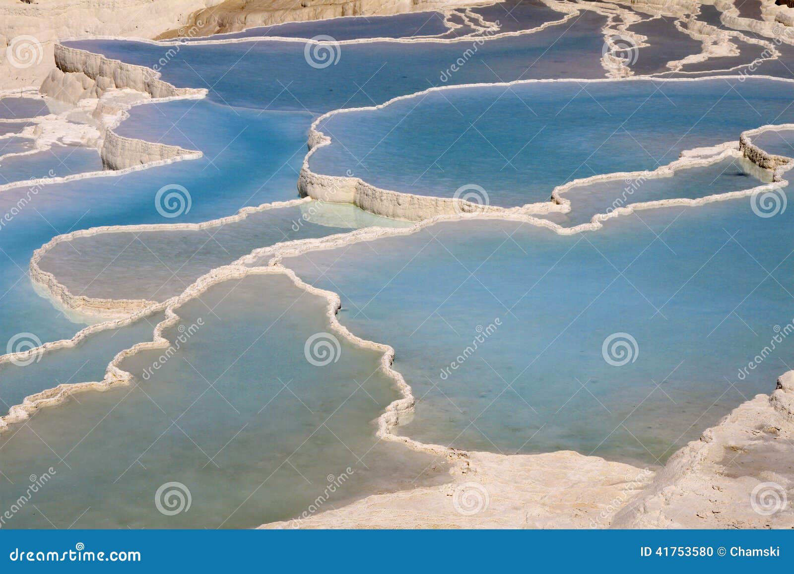 Travertine Pools At Ancient Hierapolis, Now Pamukkale, Turkey Royalty ...