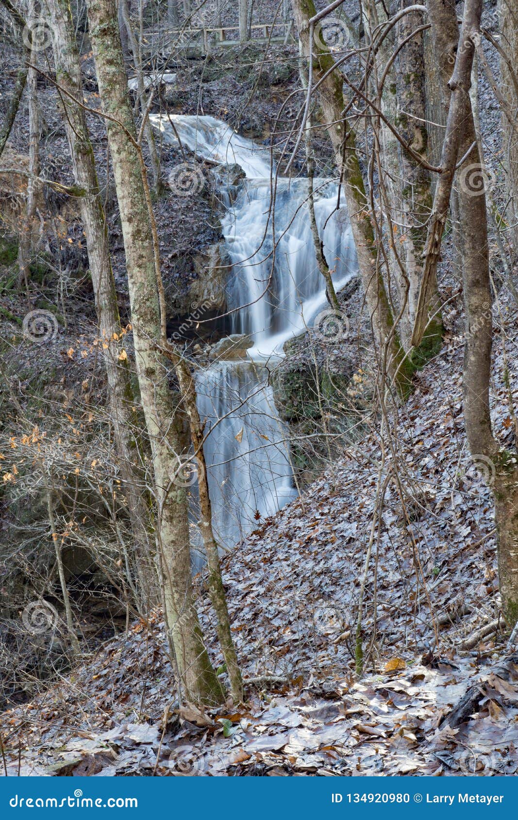 Travertine Waterfall Formation at the Falls Ridge Preserve, VA - 2 ...
