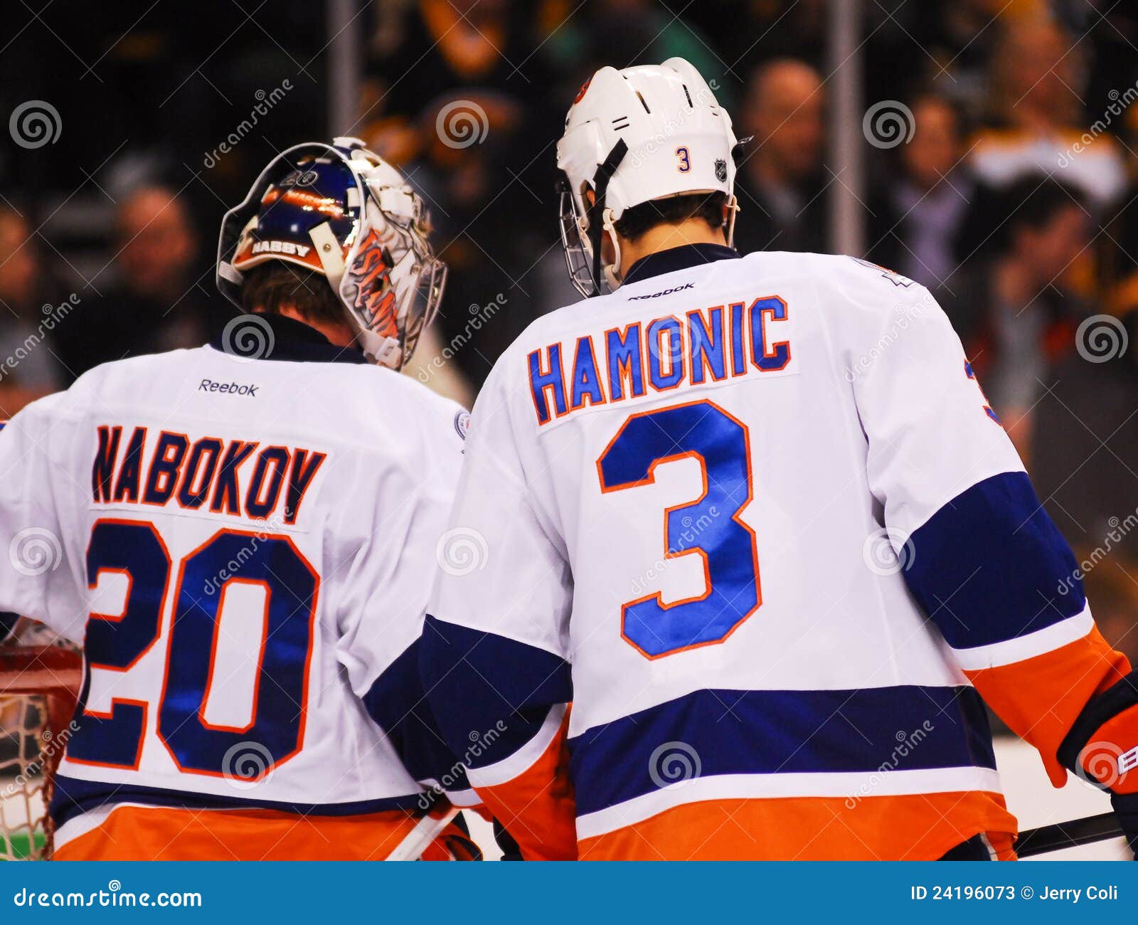 Travis Hamonic and Evgeni Nabokov Editorial Stock Photo - Image of ...
