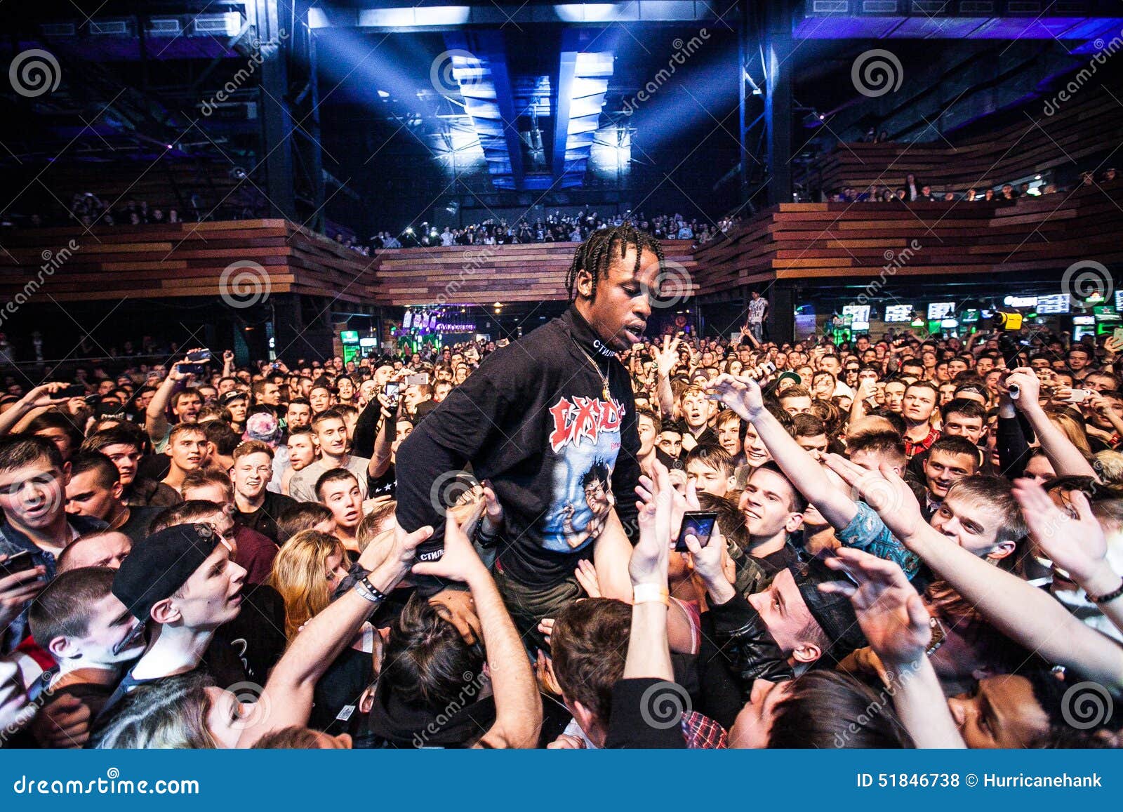 Travis Scott Performing in Moscow Editorial Stock Photo - Image of live ...